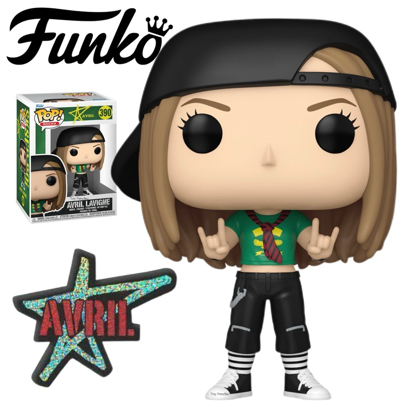Original Funko Pop Vinly Figure Avril Lavigne No.390 Rocks Sk8ter Boi ...