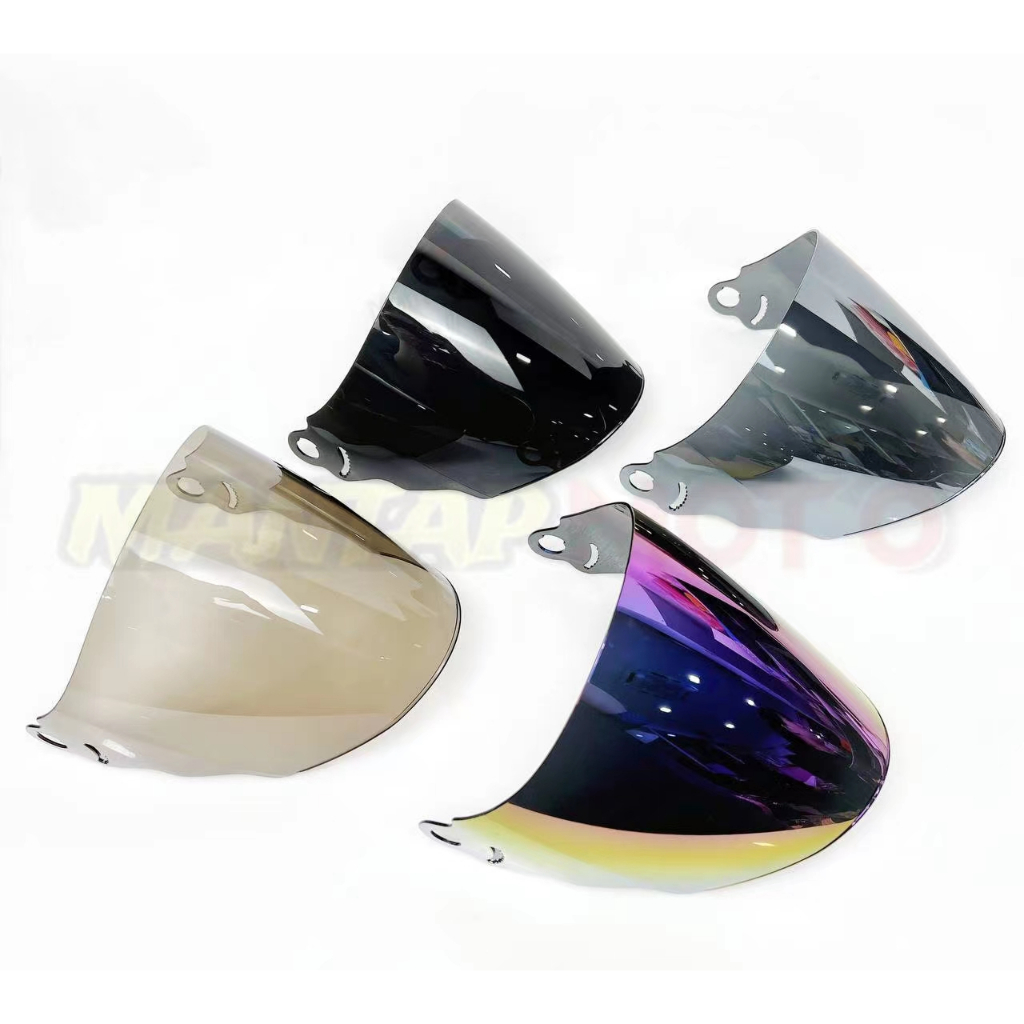 VISOR ARC RITZ AR1 AR3 AR4 AR5 SMOKE TINTED DARK BLACK SILVER CHROME ...
