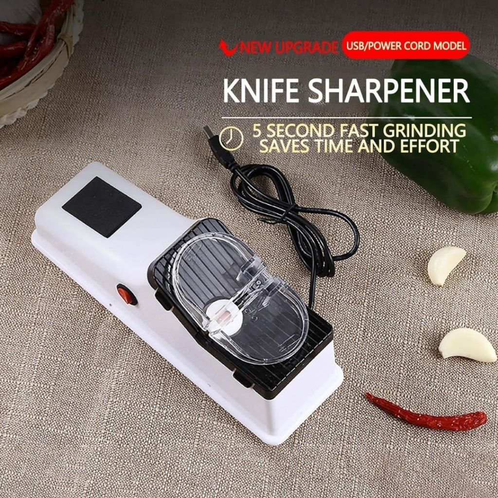 [ READY STOCK ] Electric Knife Grinder Usb Electric Knife Sharpener ...