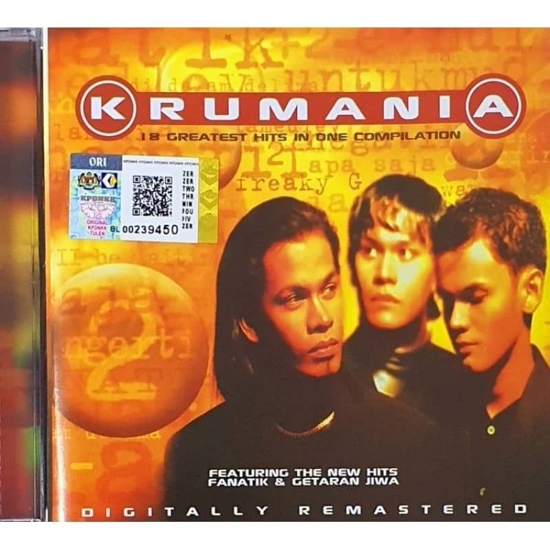 CD Kru Krumania 18 Greatest Hits In One Compilation | Shopee Malaysia