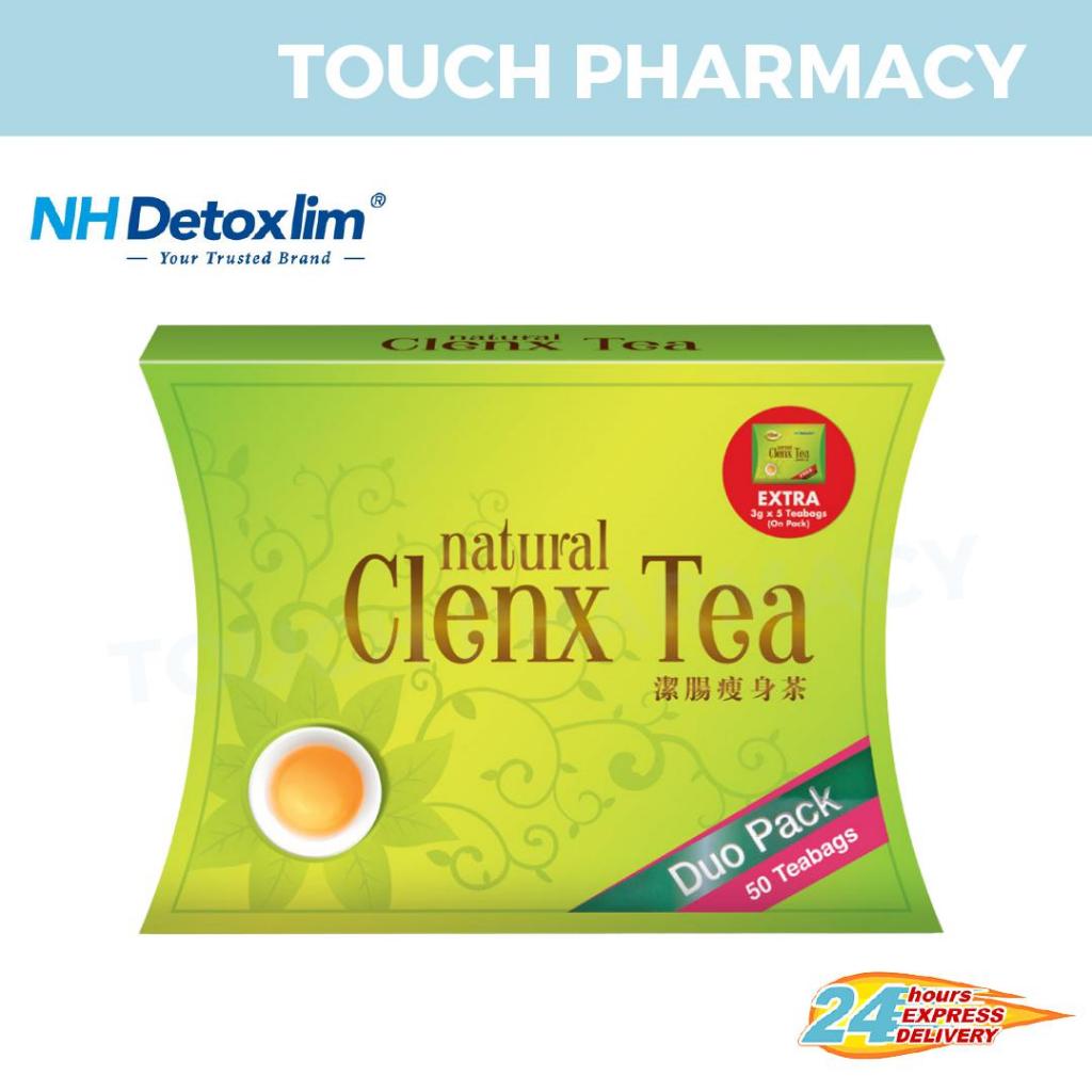 NH DETOXLIM Natural Clenx Tea 3g x 50's Free 5's | Shopee Malaysia