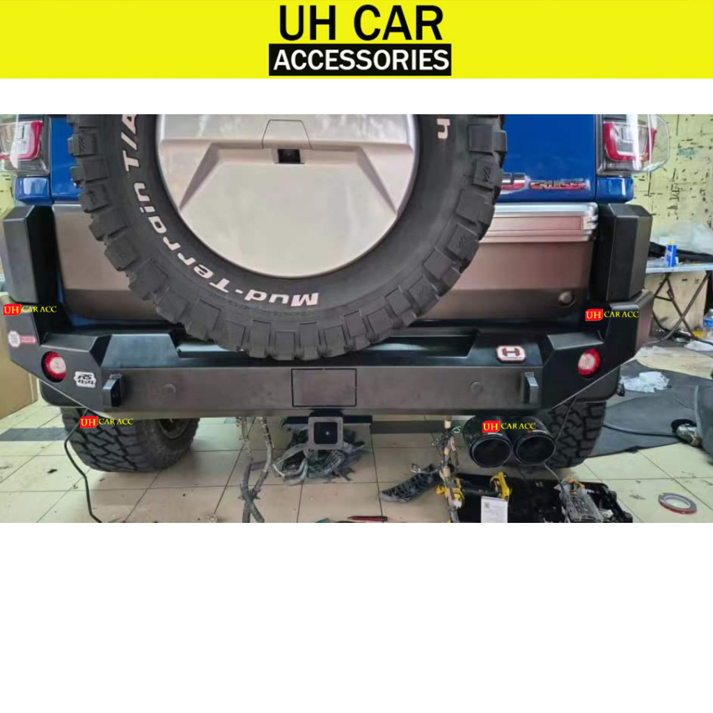 TOYOTA FJ CRUISER HAMER REAR BUMPER BULL BAR | Shopee Malaysia