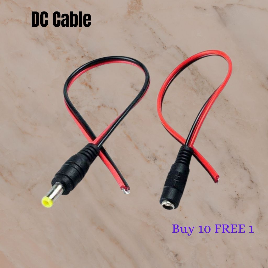 DC Power Jack Plug Connector Male or Female / DC Cable Male or Female ...