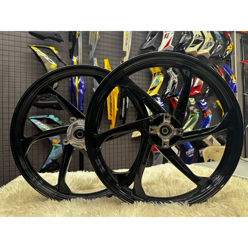 SPORT RIM 6 BATANG HITAM Y15ZR/Y16ZR ENKEI | Shopee Malaysia