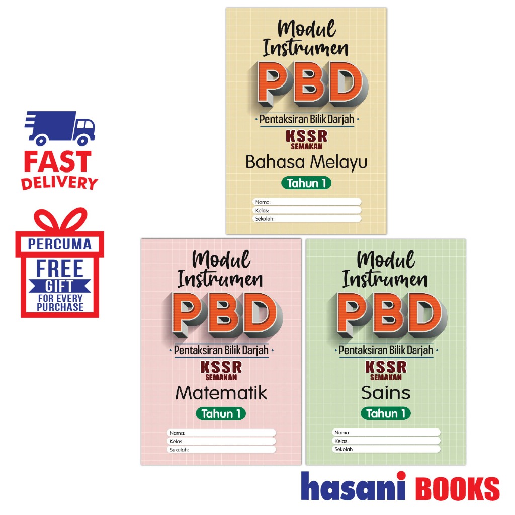 Hasani Sasbadi Buku Latihan Modul Instrumen PBD KSSR Semakan Tahun 1 | Shopee Malaysia