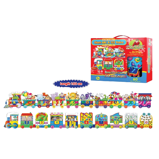 Giant ABC & 123 Puzzles Train | Shopee Malaysia