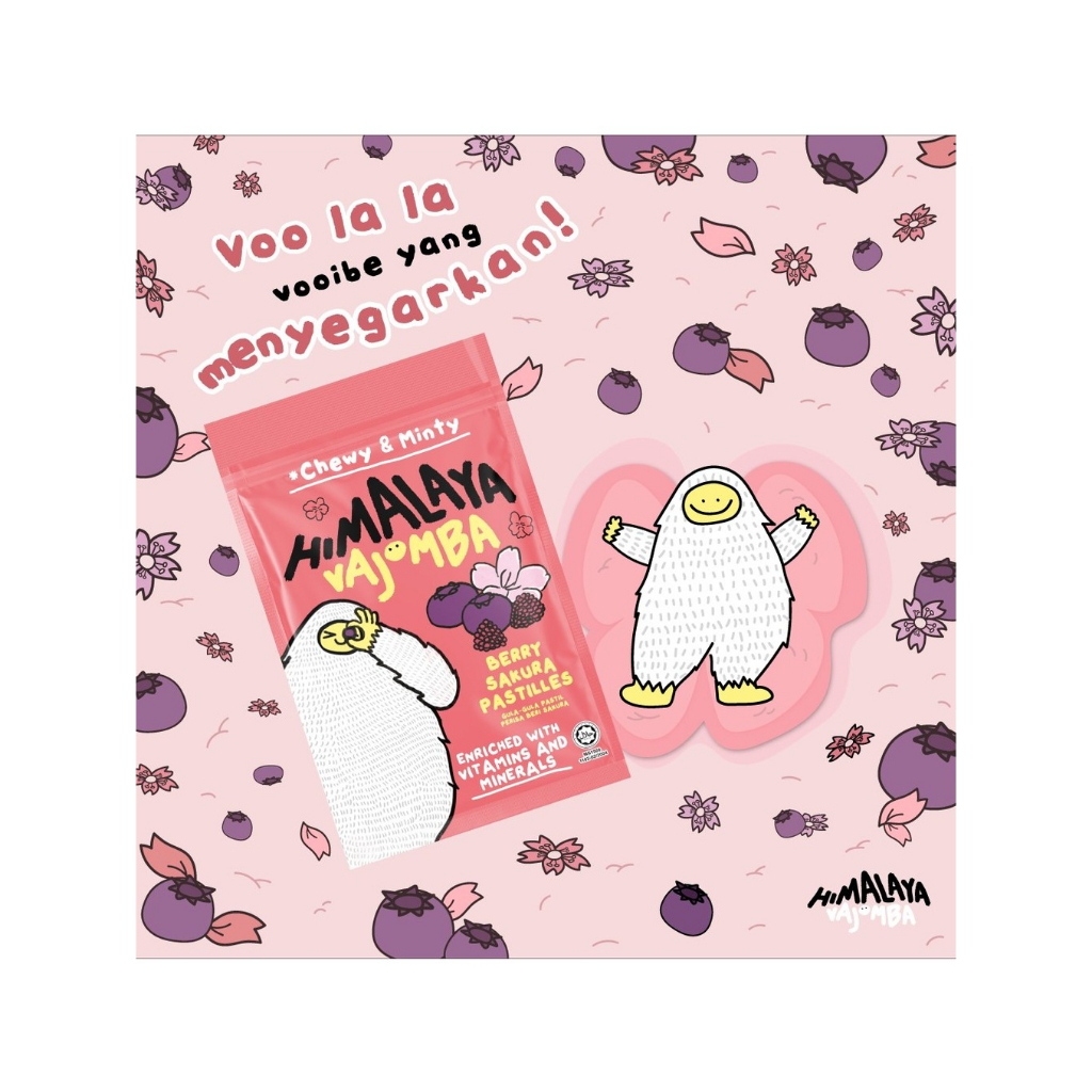 Himalaya Vajomba Pastilles Berry Sakura 25g x 12pkt | Shopee Malaysia
