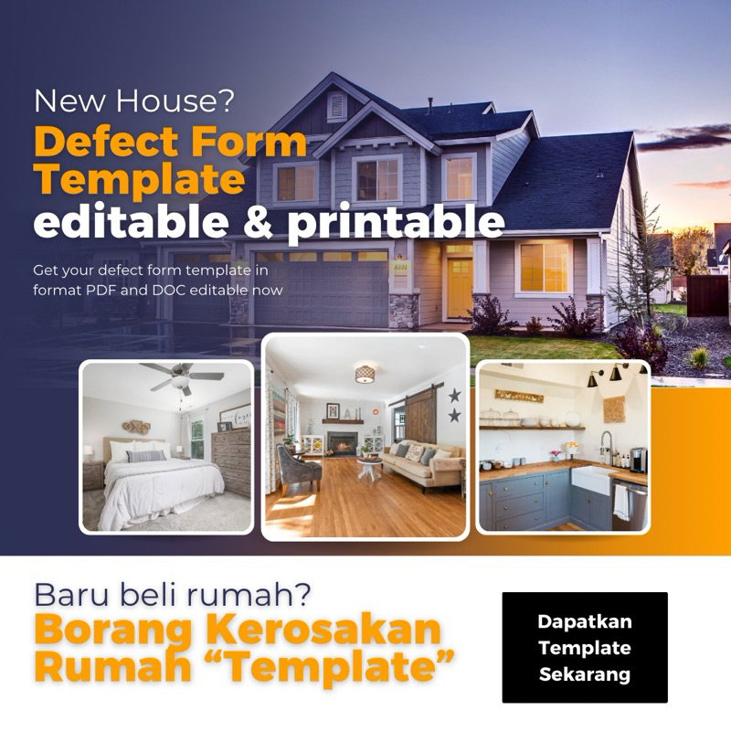 Defect House Form Template: Memastikan Kualiti dan kepuasan | Shopee ...