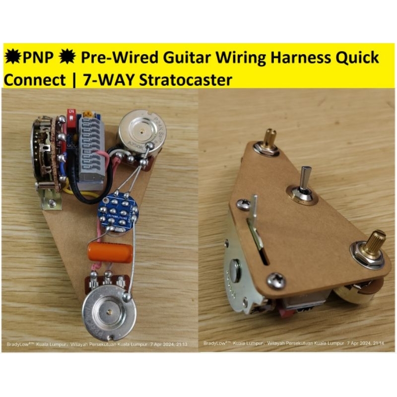 💥PNP 💥 Guitar wiring harness Quick Connect | 7-way Stratocaster( TOGGLE ...