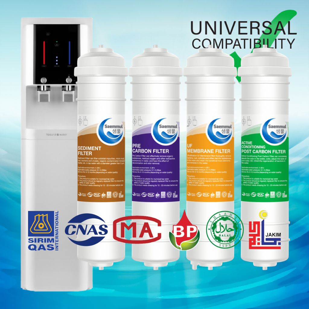 SAEMMUL 10”I-TYPE WATER FILTER CERTIFIED HALAL COMPATIBLE FOR COWAY ...