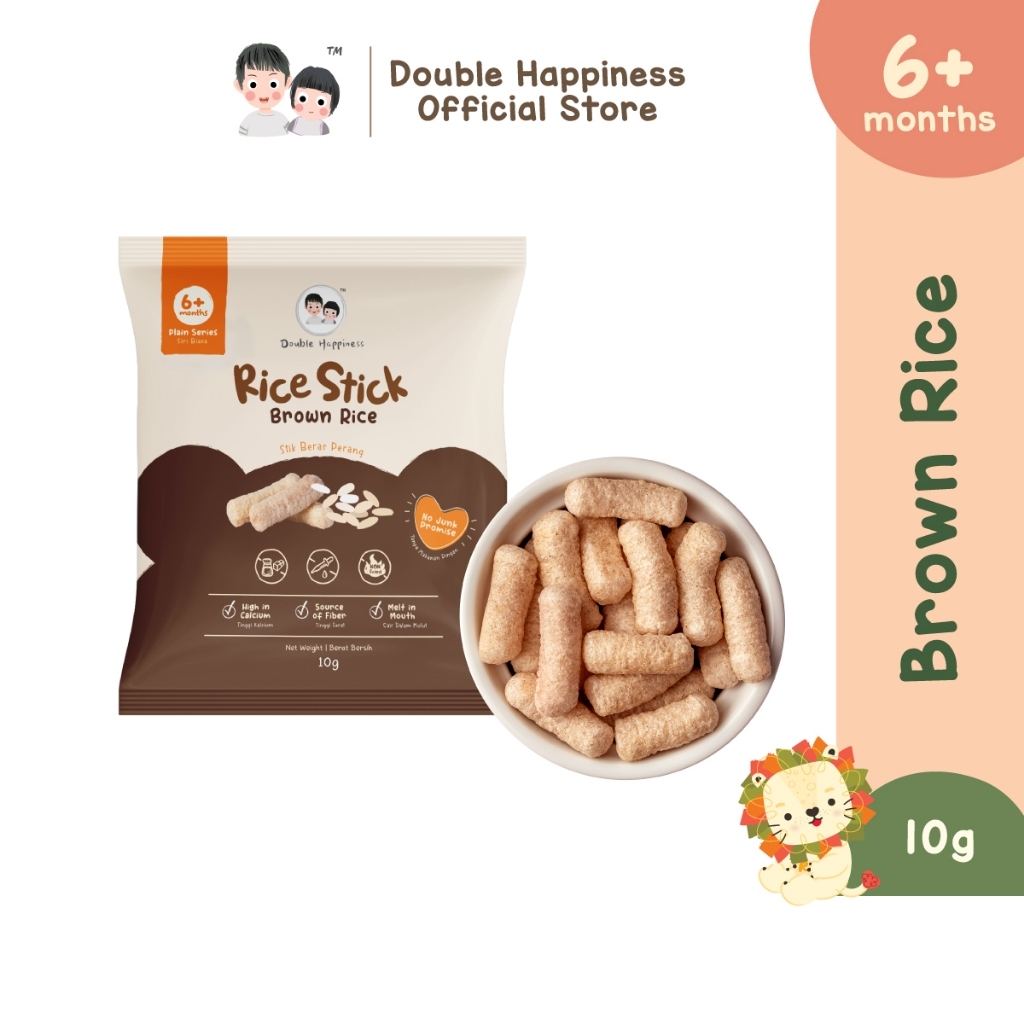 Double Happiness Fruits Series Rice Puff /Plain Series(10g / 50g) Rice ...