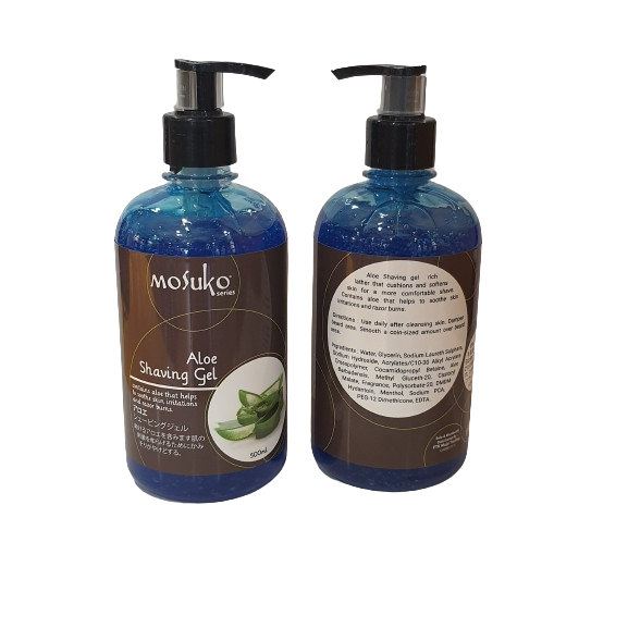 MOSUKO SERIES ALOE SHAVING GEL 500ml | Shopee Malaysia