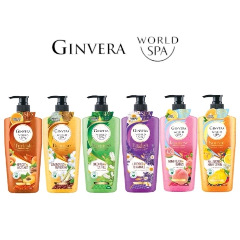Ginvera World Spa Shower Scrub (750ml) | Shopee Malaysia