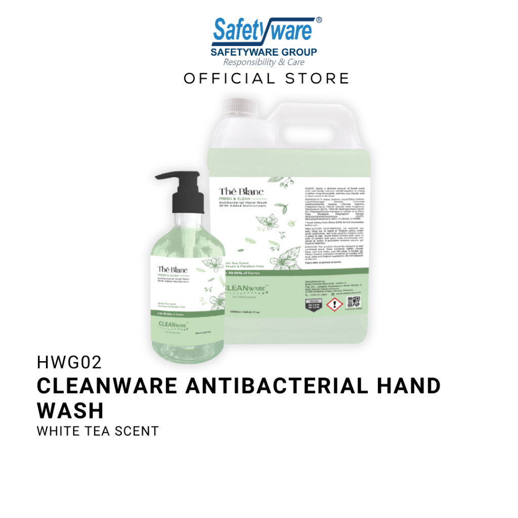 CLEANWARE Antibacterial White Tea Hand Wash | 500ML | Shopee Malaysia