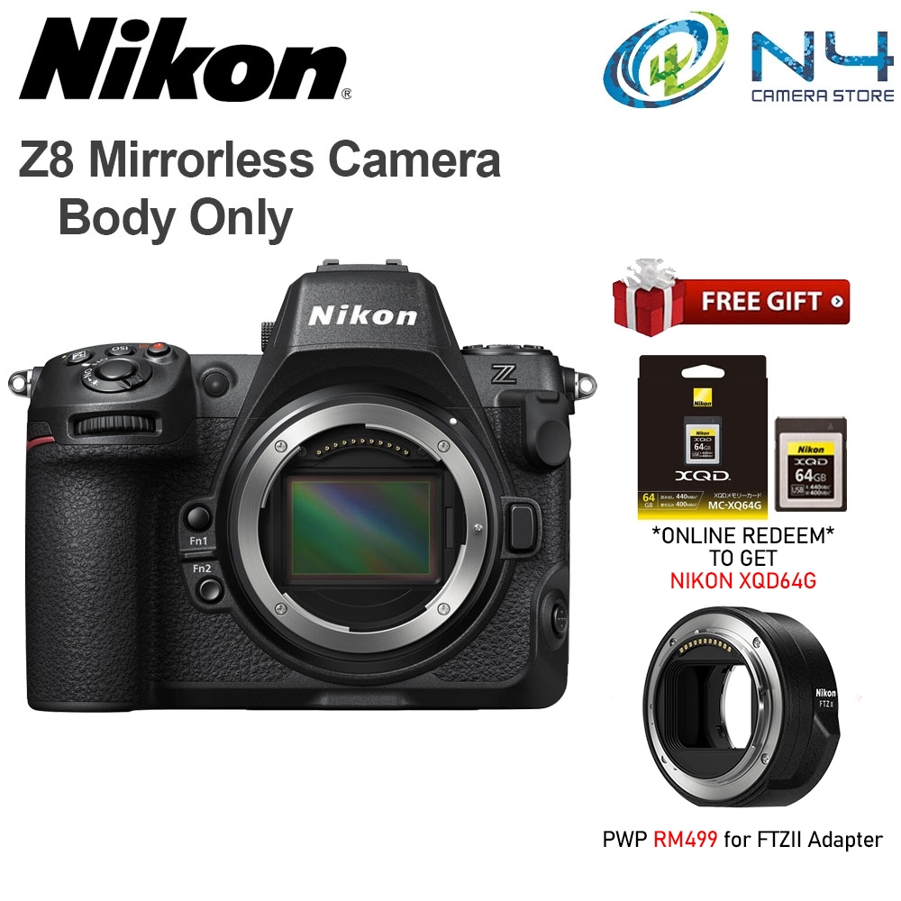 Nikon Z8 Mirrorless Camera Body & with 24-120mm f/4 Lens ( Online ...
