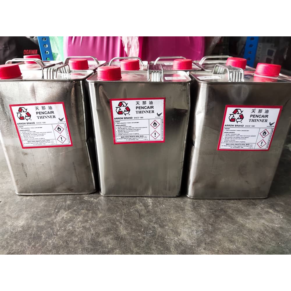 2KG/1GAL SOLVENT GP BOTOL BESI THINNER GP-THINNER [ Multipurpose ...