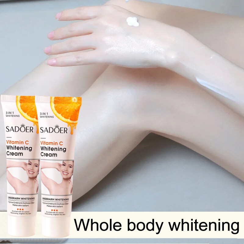 Vitamin C miss v whitening underarm cream pemutih ketiak hitam krim pemutih putih 腋下私處美白 ...