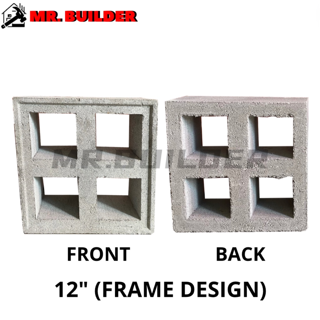 MR. BUILDER Times Square Ventilation Block Concrete Block Cement Block ...