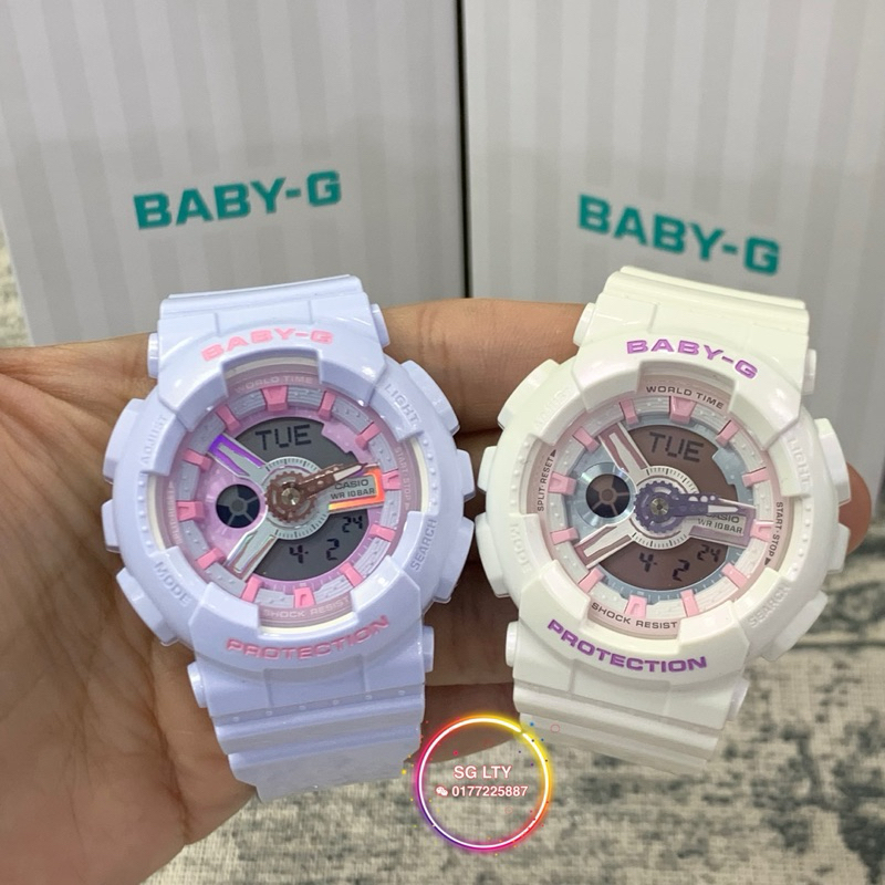 100% ORIGINAL CASIO BABY-G BA-110FH-2A/BA-110FH-7A This futuristic design employs dreamy ...