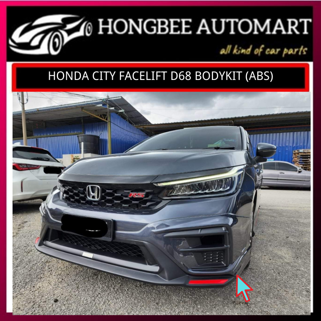 HONDA CITY 2023-2024 FACELIFT S/E/V/ RS ALL SPEC D68 BODYKIT ABS ...