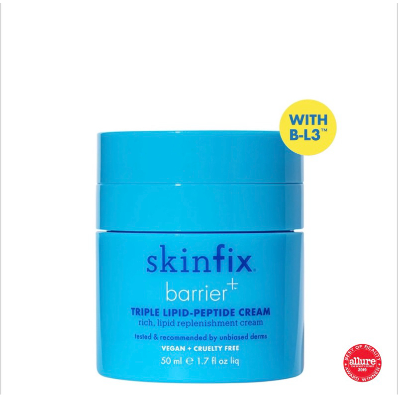 skinfix Barrier+ Triple Lipid-Peptide Cream with B-L3 Complex 15ml ...