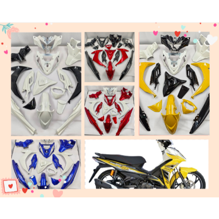 SYM SPORT BONUS SR BODY COVER SET COLOUR PARTS - DRMK+BG / DRMK+WHITE ...