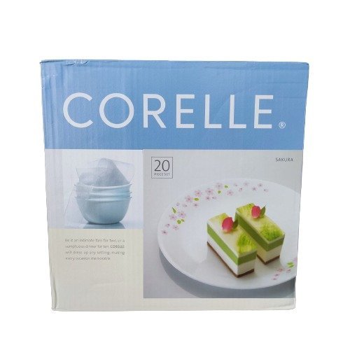 Corelle Deluxe Sakura 20pc Dinner Set (V-L) | Shopee Malaysia