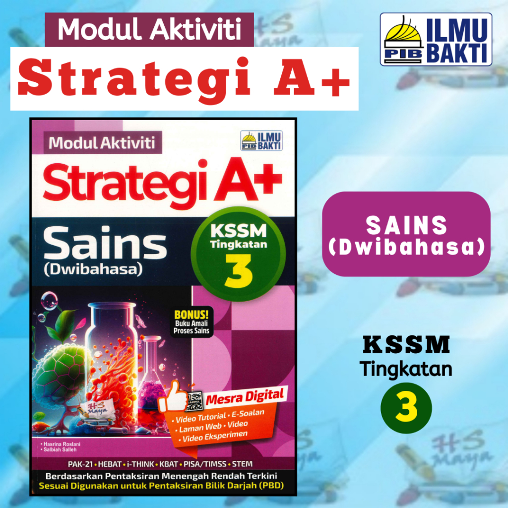 [Buku Latihan] MODUL AKTIVITI STRATEGI A+ 2024 SAINS (DWIBAHASA ...