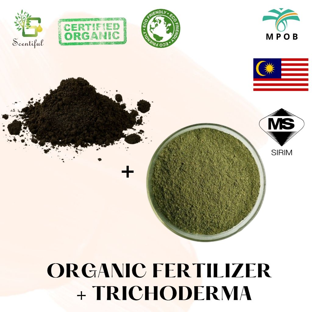ORGANIC FERTILIZER +TRICHODERMA - FOR ALL PLANTS | FRUITS | VEGETABLES ...