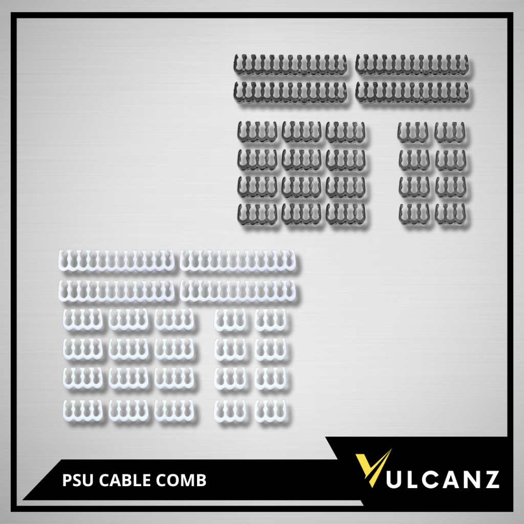 SLEEVE COMB SLEEVED CABLE COMB BLACK/WHITE 6 PIN, 8 PIN, 24 PIN PSU ...