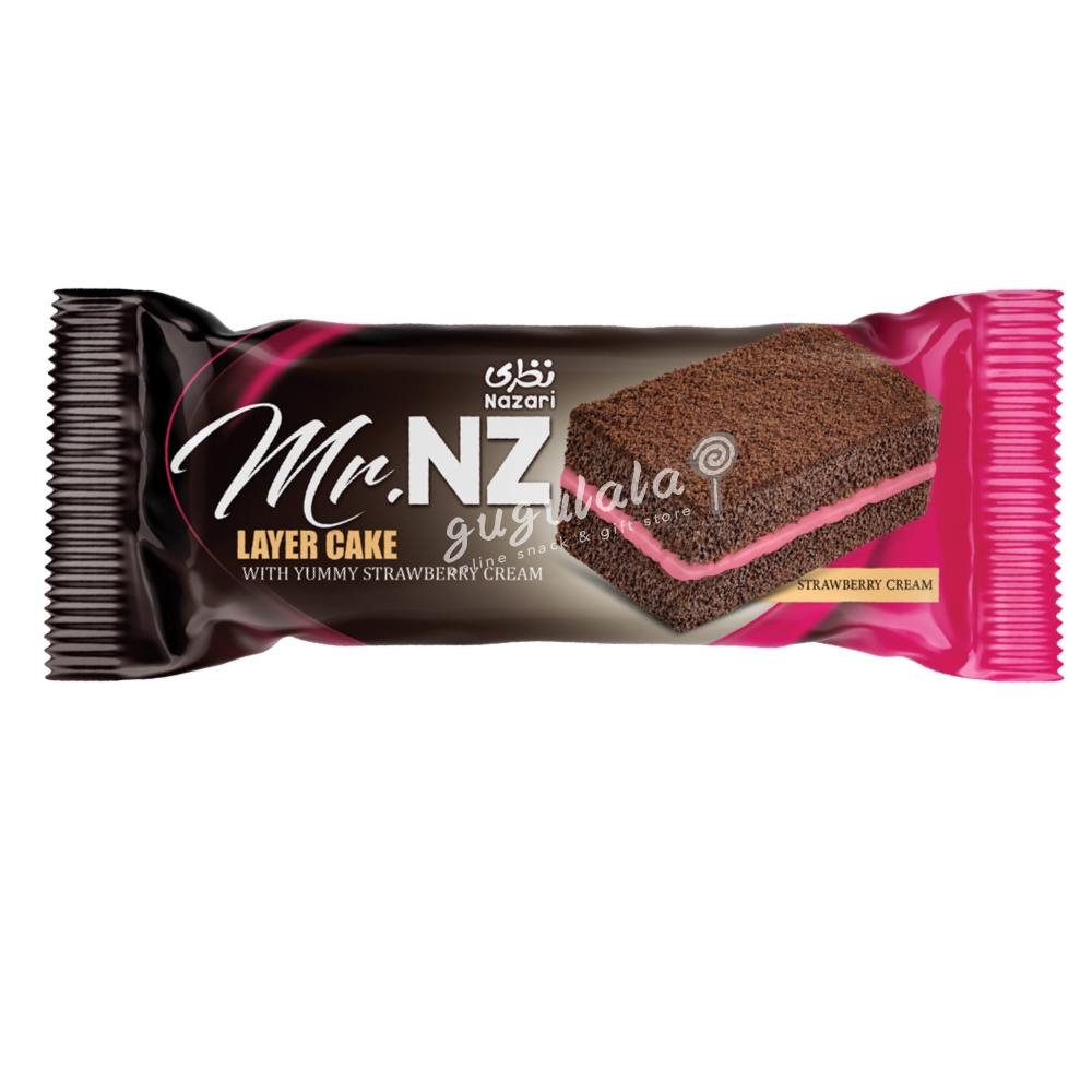 Nazari Layer Cake with Yummy Strawberry Cream 50g | Shopee Malaysia