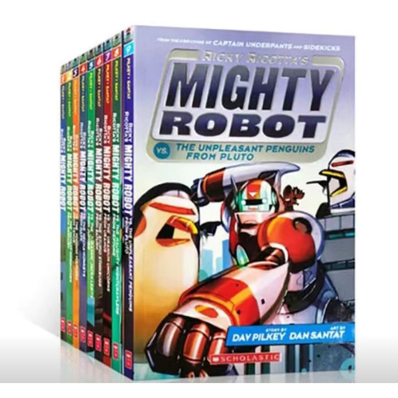 (9 Books) Mighty Robot Story Books Box Set | Shopee Malaysia