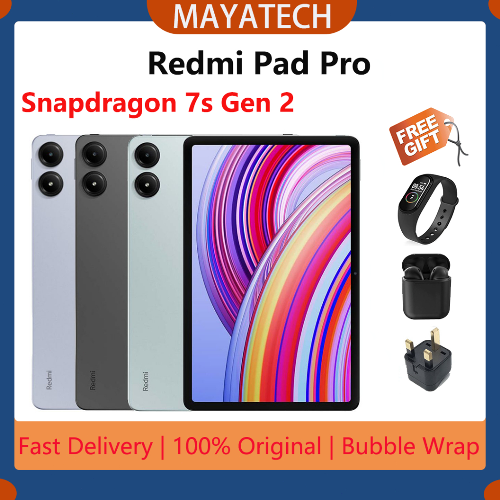 Global Xiaomi Redmi Pad Pro Harry Potter Snapdragon 7s Gen 2 12.1 inches 10000 mAh 33W wired ...