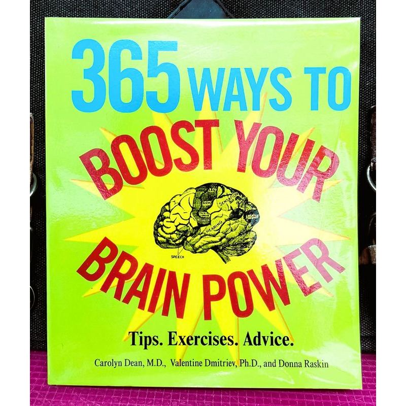 《ORIGINAL LIKE-NEW》Carolyn Dean - 365 WAYS TO BOOST YOUR BRAIN POWER ...