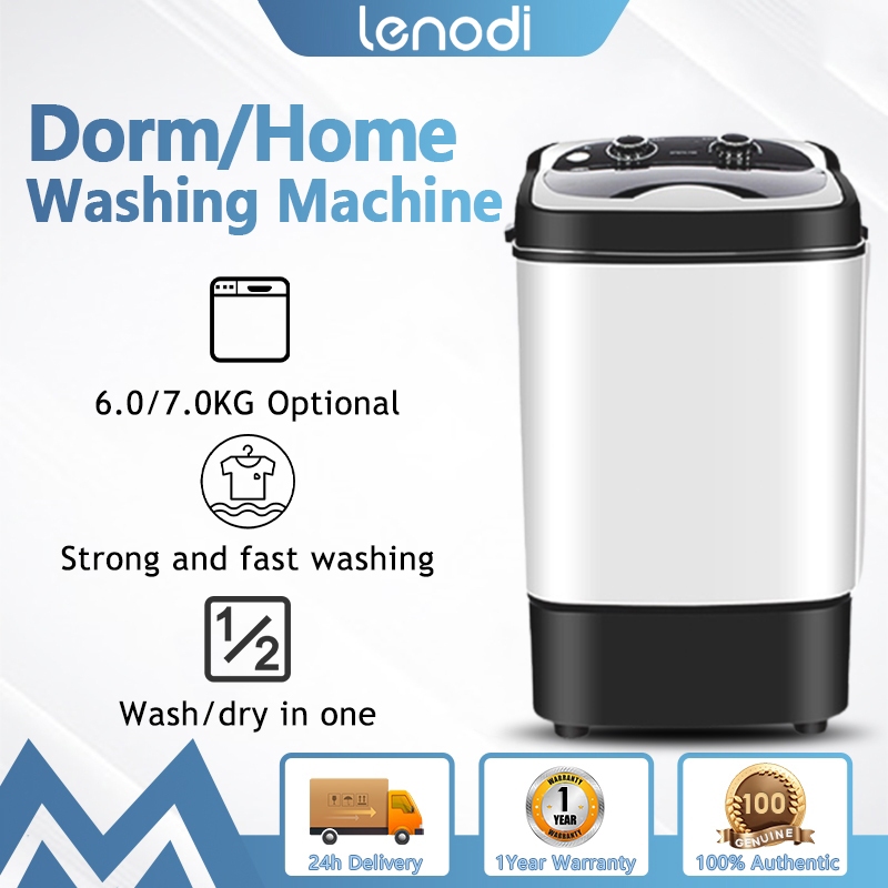 LENODI — Washing Machine Mute Save Energy Automatic Small Washing ...