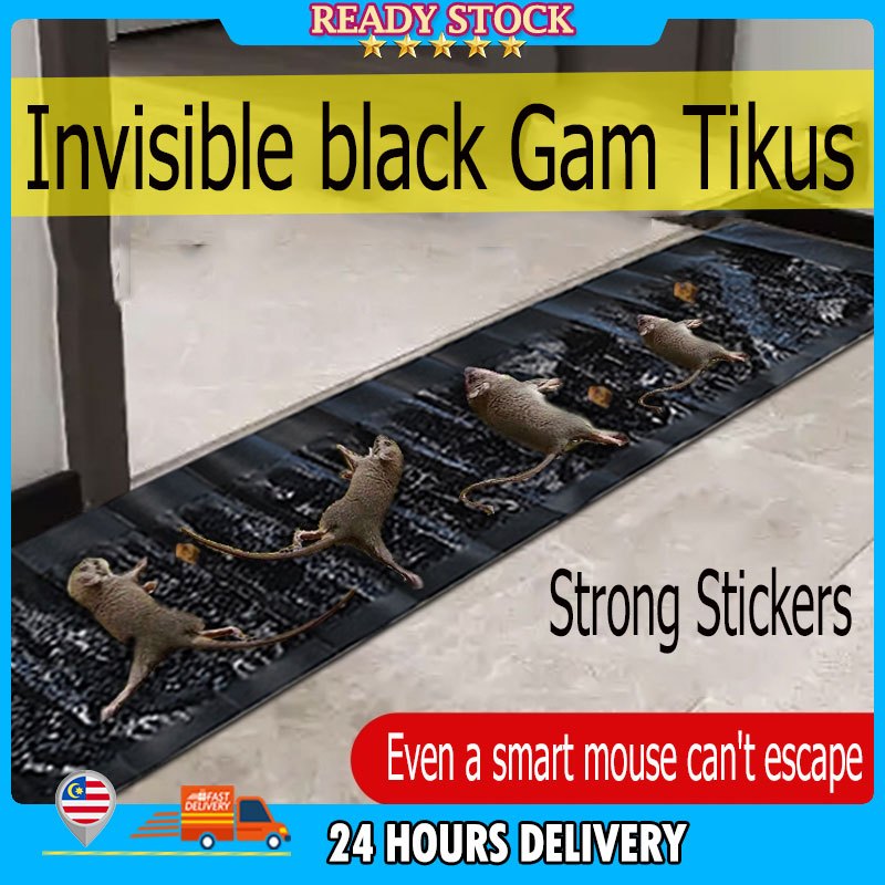Pelekat Tikus Perangkap Tikus Invisible black Catch smart mouse Gam ...