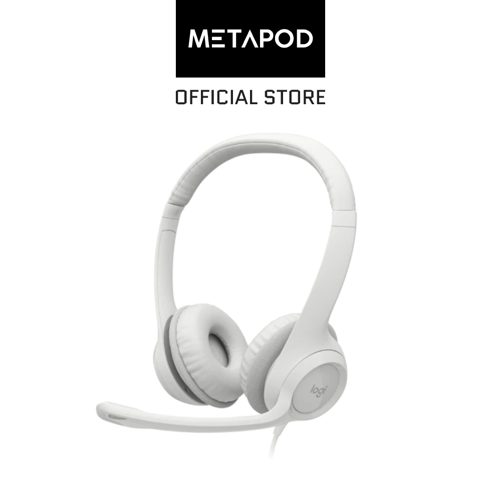 Logitech H390 Stereo Headphones with Noise Cancelling Microphone USB-A ...