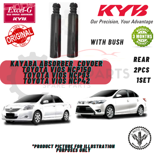 TOYOTA VIOS NCP150 / TOYOTA VIOS NCP93 / TOYOTA VIOS NCP42 (REAR) 100% KAYABA (KYB) ABSORBER ...