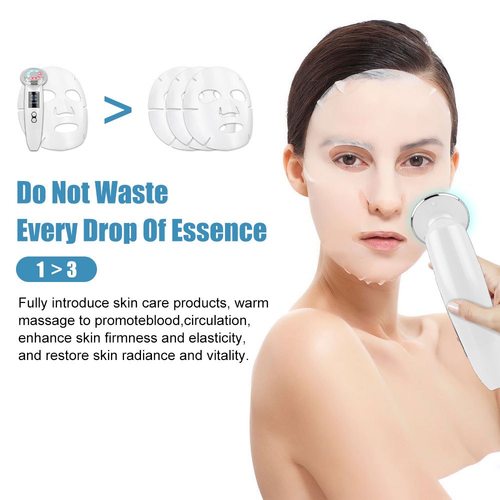 Mini Portable Rejuvenation Cleansing Ultrasonic Technology Skincare EMS ...