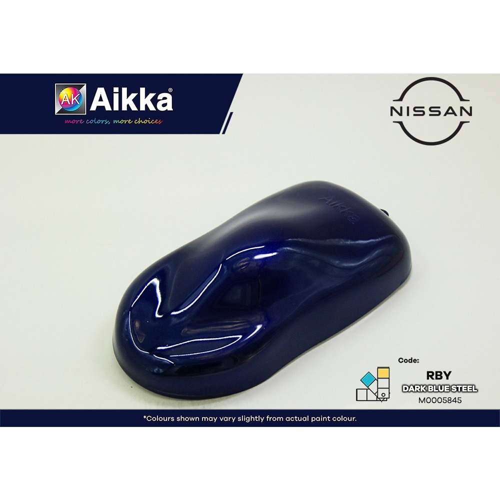 AIKKA NISSAN RBY DARK BLUE STEEL * 2K CAR PAINT | Shopee Malaysia