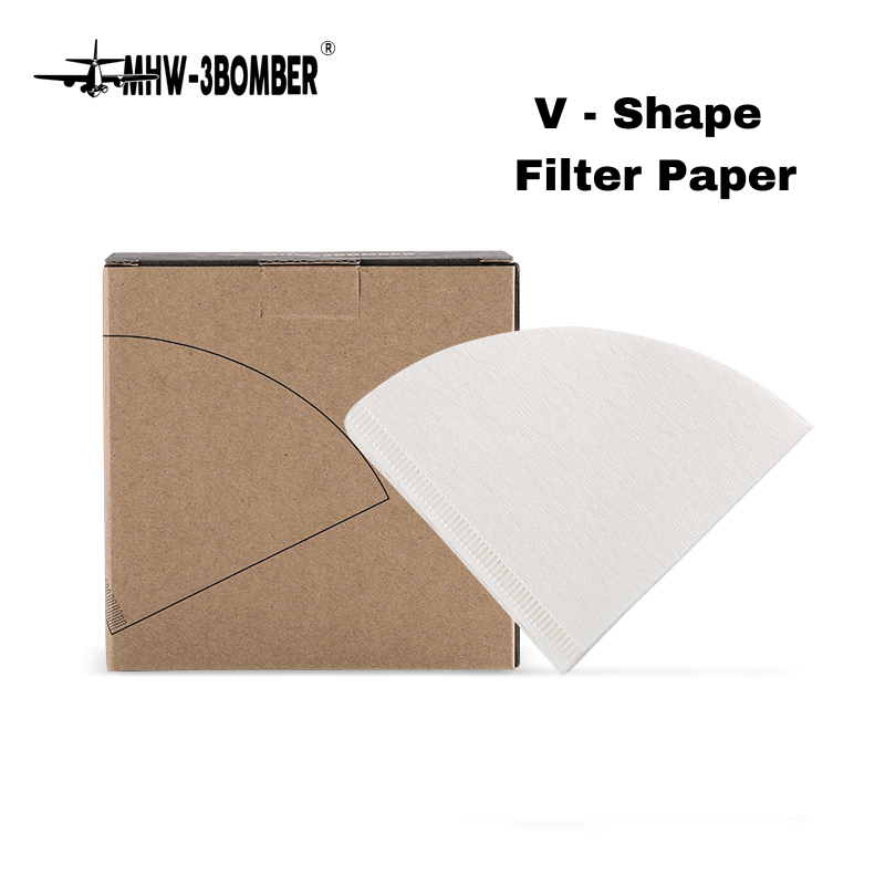 MHW-3BOMBER - V60 Filter paper Pour over filter paper V01/V02 100pcs or ...