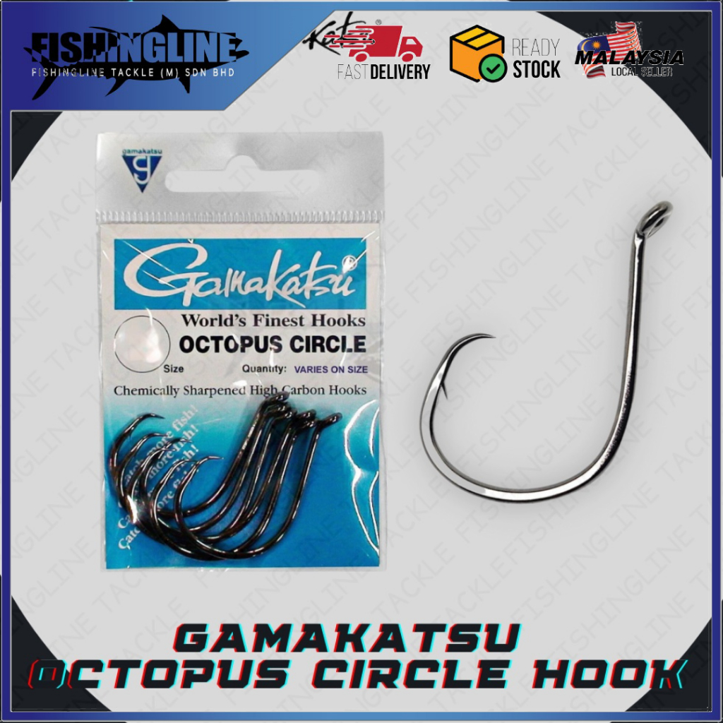GAMAKATSU Octopus Circle Fishing Hook | Shopee Malaysia