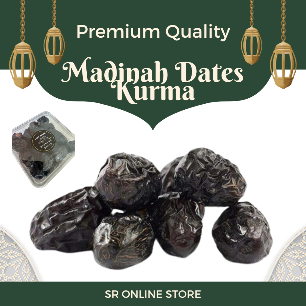 HARGA BAGUS PROMOSI Kurma Ajwa Premium Dates VIP l AA (300G) | Shopee ...
