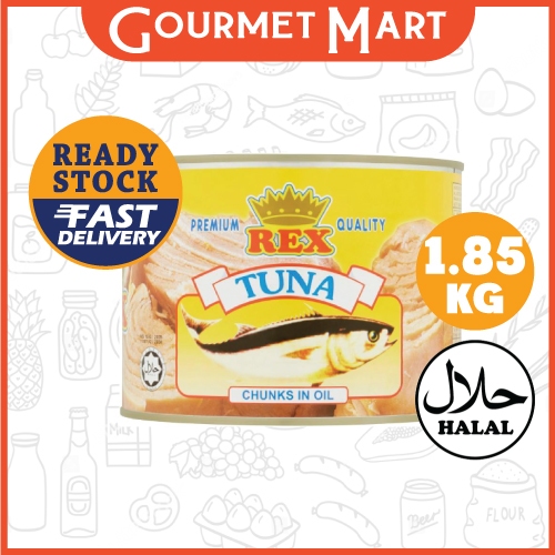 REX TUNA CHUNK IN OIL 1.85KG | Shopee Malaysia