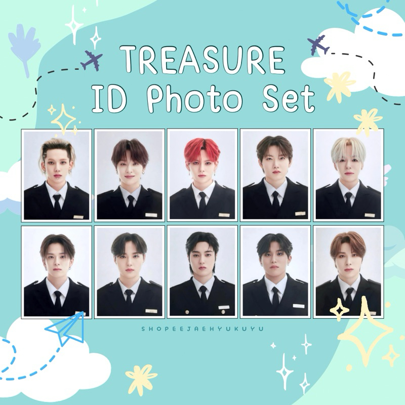 [NEW] Treasure ID Photo Passport Set 12 Members The Mysterious Class ...