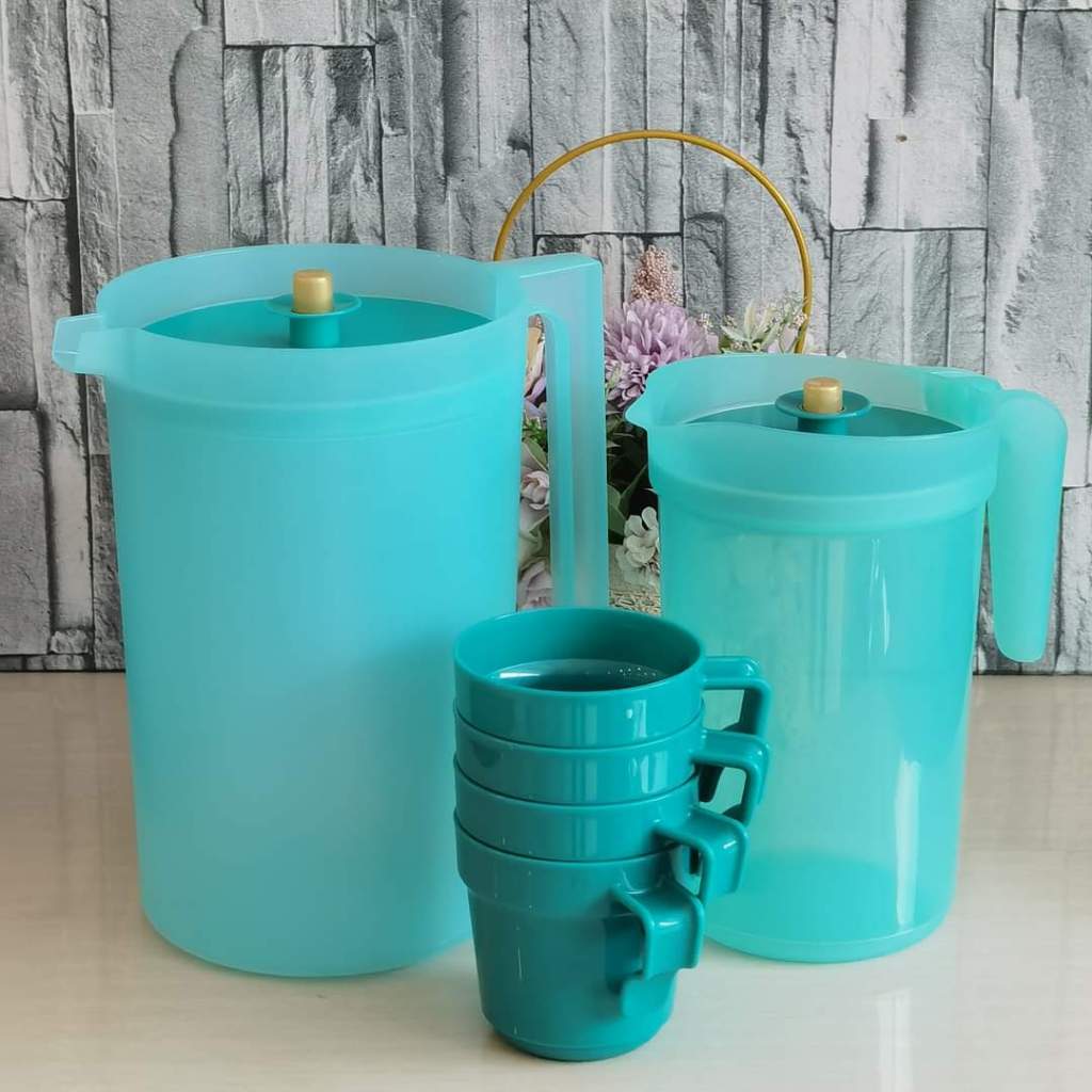 5 colours: Tupperware Royale Purple Giant Pitcher 4.2L jug / Pitcher 1 ...