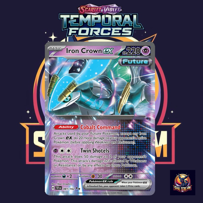 Pokemon TCG Iron Crown Ex Temporal Forces | Shopee Malaysia