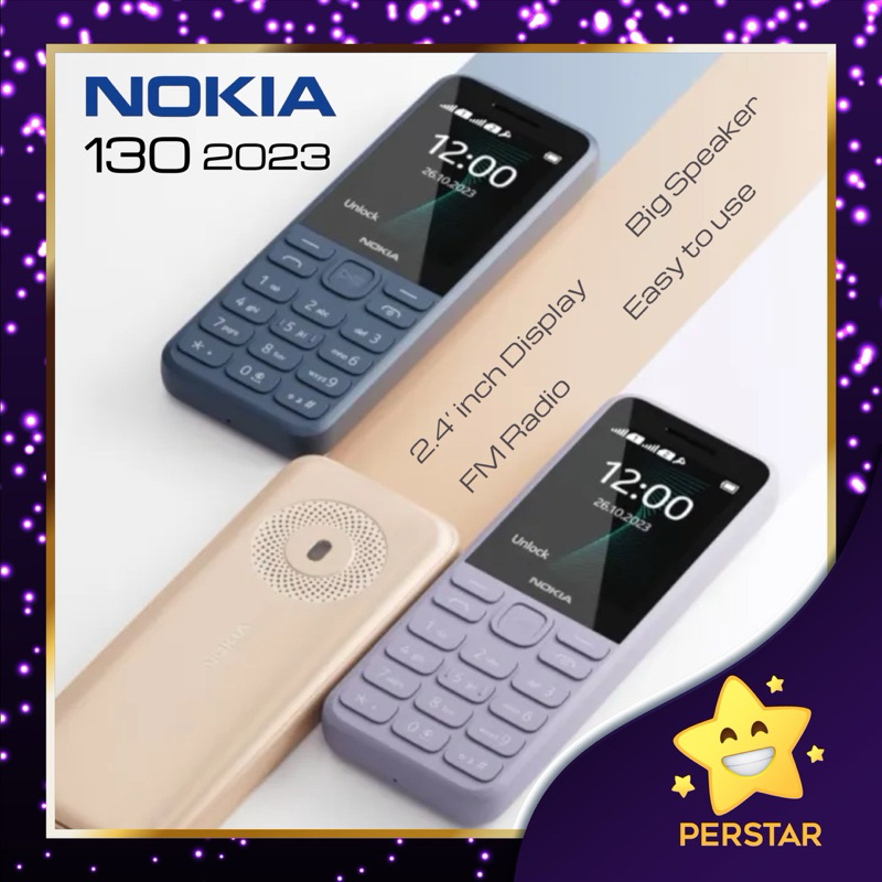 [ 1 Year Warranty ] Nokia 130 2023 [Dual Sim | Touch Light | 2.4Inch ...