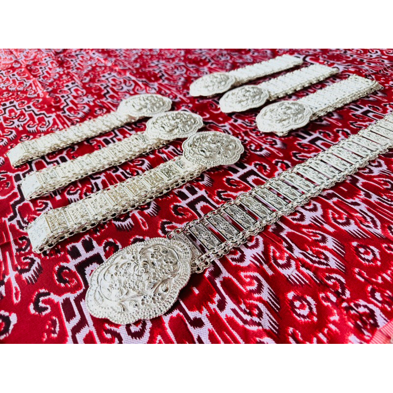 (Aksesori Pakaian Tradisional Iban) Tali Pinggang 925 Silver🔥Ready ...