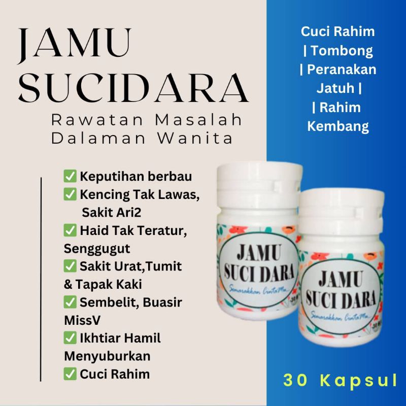 🔥💯 JAMU CUCI RAHIM | Lancar Period | Period Lambat | Period Tersumbat ...
